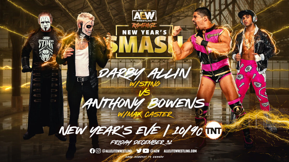 Cartelera AEW Rampage: New Year's Smash 31 de diciembre de 2021