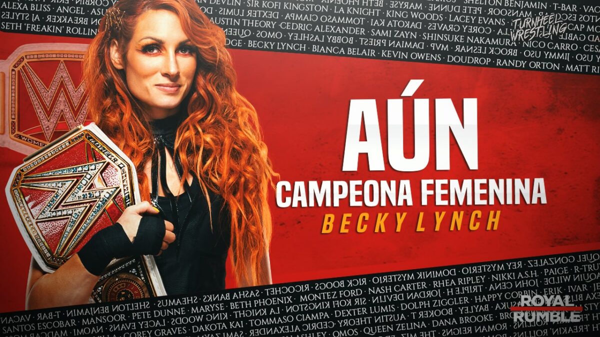 Becky Lynch retiene el Campeonato femenino de RAW en Royal Rumble 2022