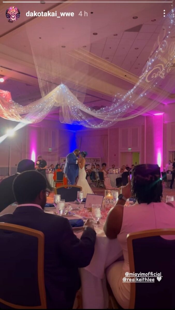 Keith Lee y Mia Yim celebraron su matrimonio