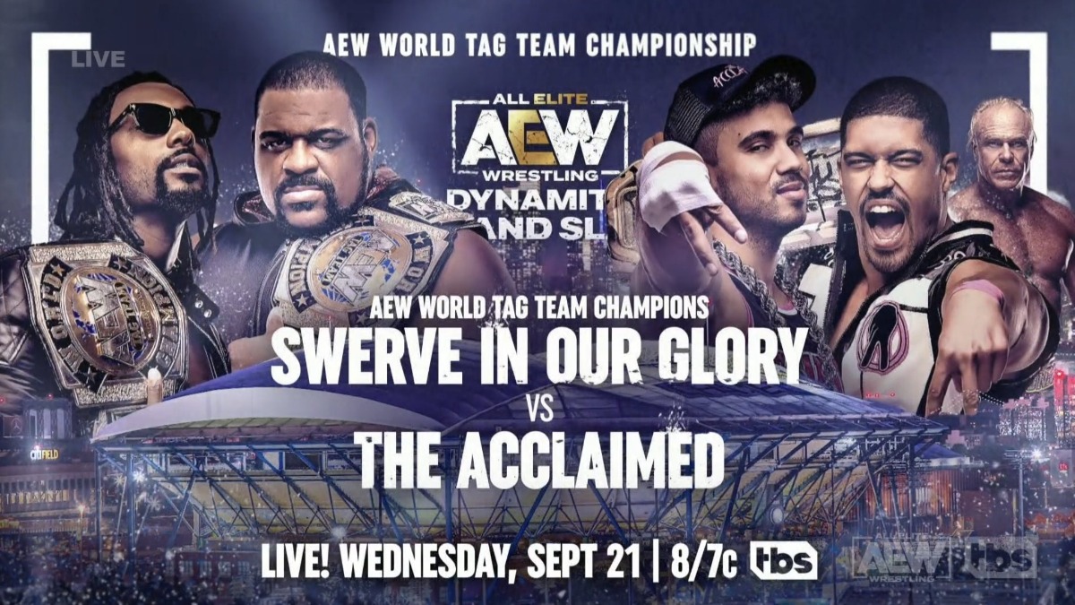 Cartelera AEW Dynamite Grand Slam 21 de septiembre de 2022 actualizada