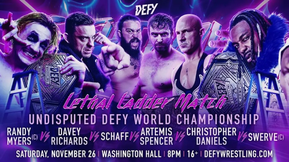 Cartelera DEFY Fightwave: Swerve Strickland, Christopher Daniels, Wheeler Yuta y más