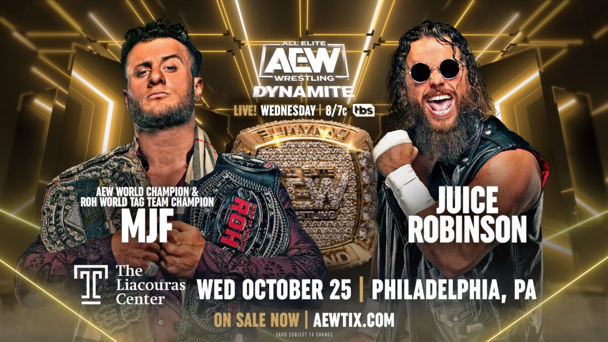 MJF vs. Juice Robinson por el Dynamite Diamond Ring abrirá el próximo ... MJF vs. Juice Robinson por el Dynamite Diamond Ring abrirá el próximo ...