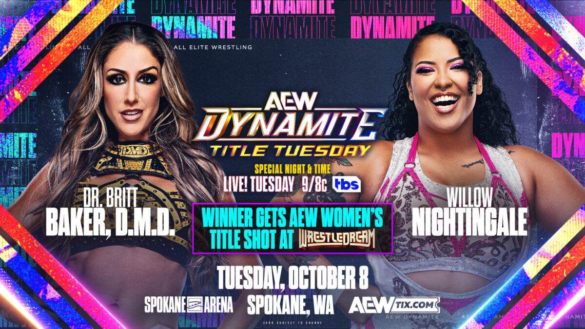 All Elite Wrestling amplía la cartelera del episodio de AEW Dynamite Title Tuesday 8 de octubre ...