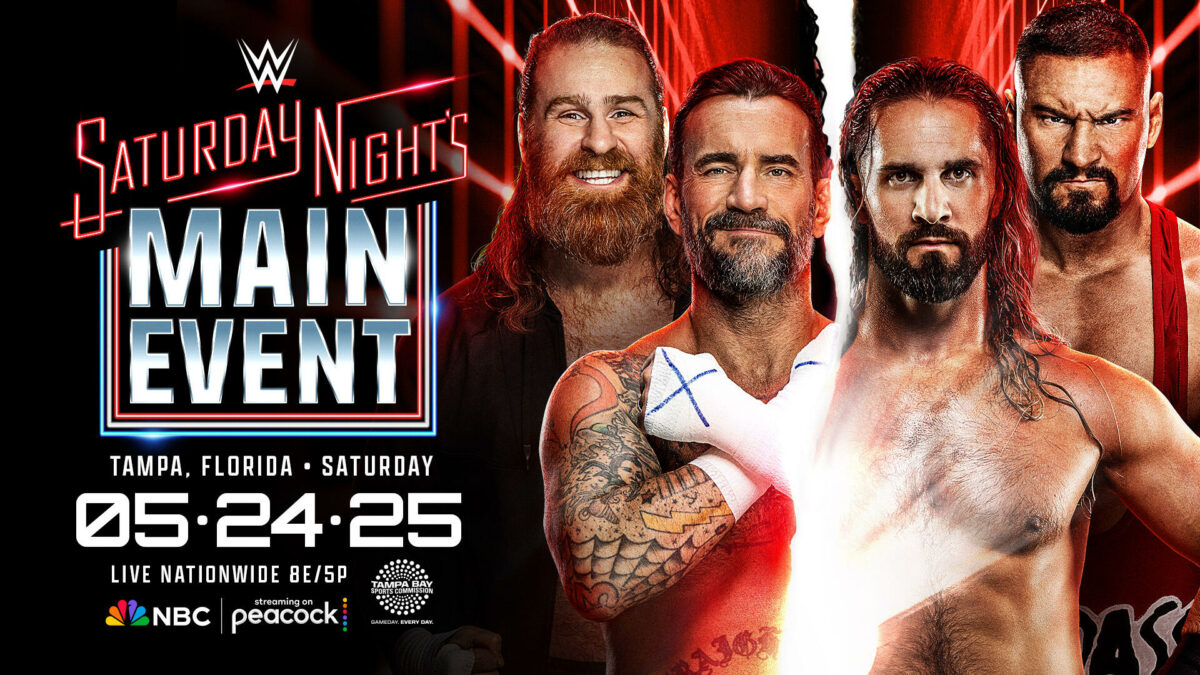 Cartelera WWE Saturday Night’s Main Event 24 de mayo de 2025